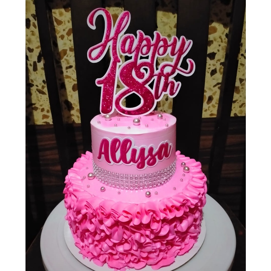 18th Birthday / Debut Cake Topper | Shopee Philippines