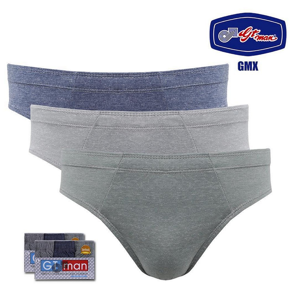 3 Pcs Gt Man Gmx Men's Underwears | Shopee Philippines