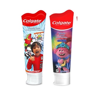 Colgate Kids Toothpaste with fluoride Ryan, Ryan's World, Trolls ...