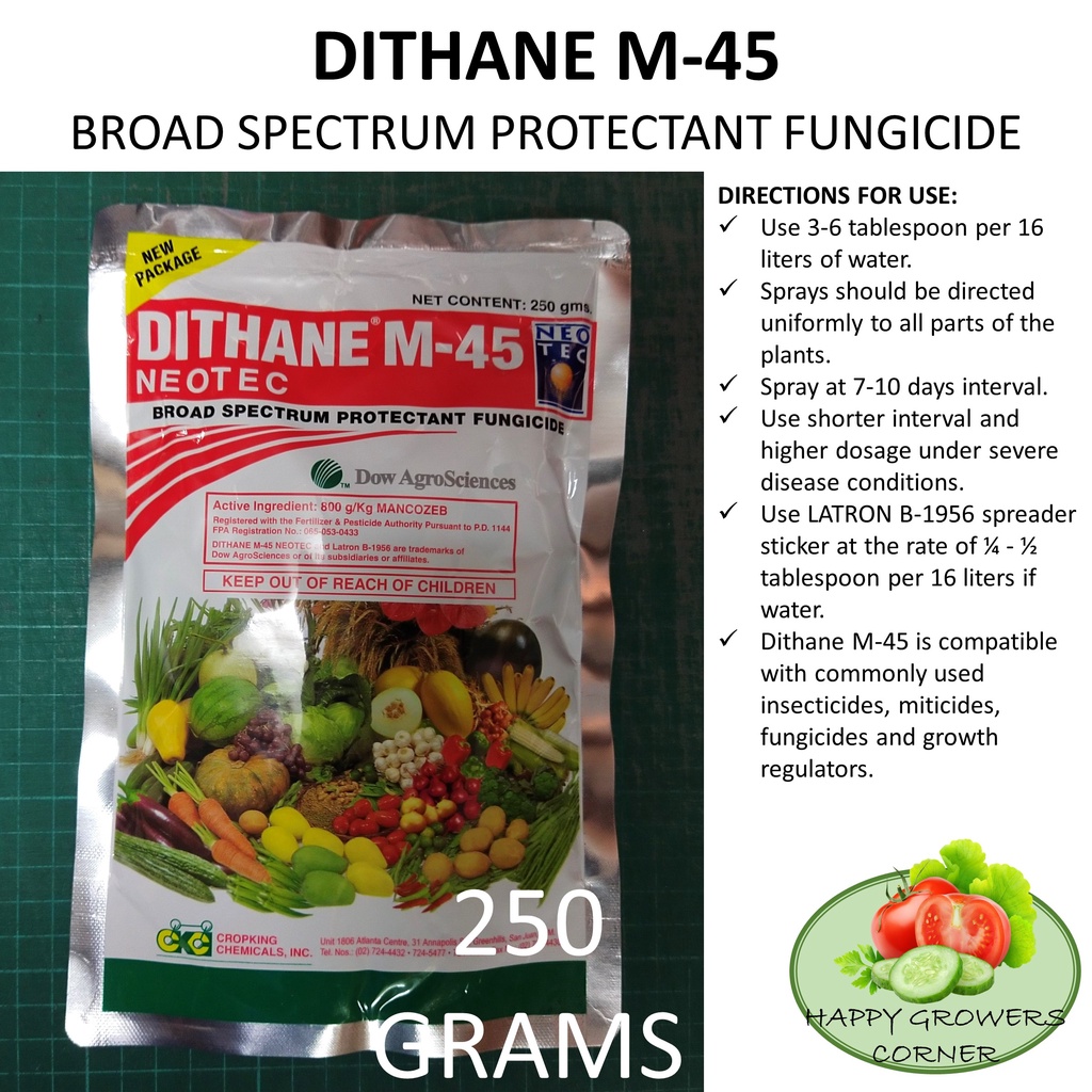 Dithane M-45 Broad Spectrum Protectant (250MG) | Shopee Philippines