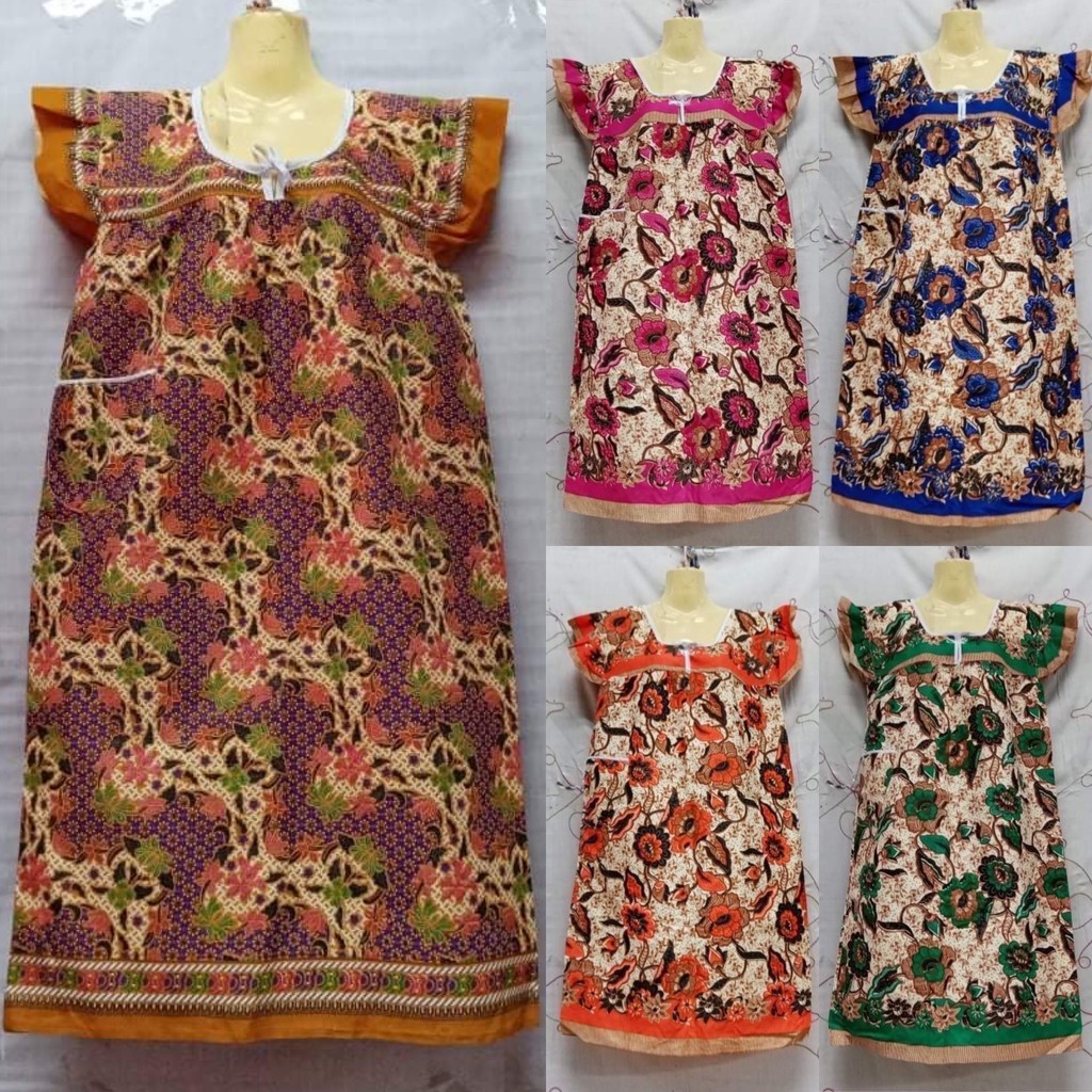 DL001 Chinese Cotton Daster Dress Petite - Floral Duster Design ...