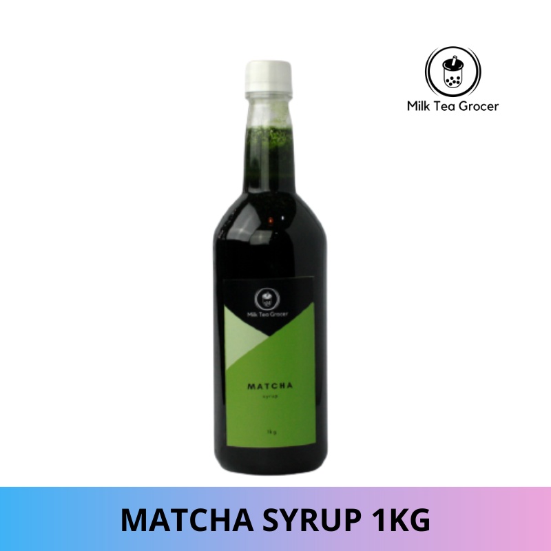 Matcha Syrup 1KG 1 Liter - Milk Tea Grocer Exclusive | Shopee Philippines