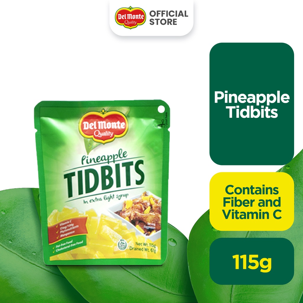 DEL MONTE Pineapple Tidbits for Delicious, Healthy and Appetizing Meals ...