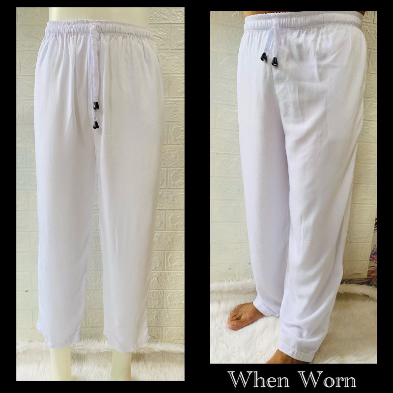 White Pants for men #Summerpants #drapepants #Bastonpants Freesize ...