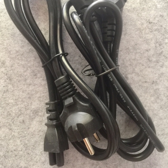 Ready!! Laptop power Adapter Cable 3 pin Plug | Shopee Philippines