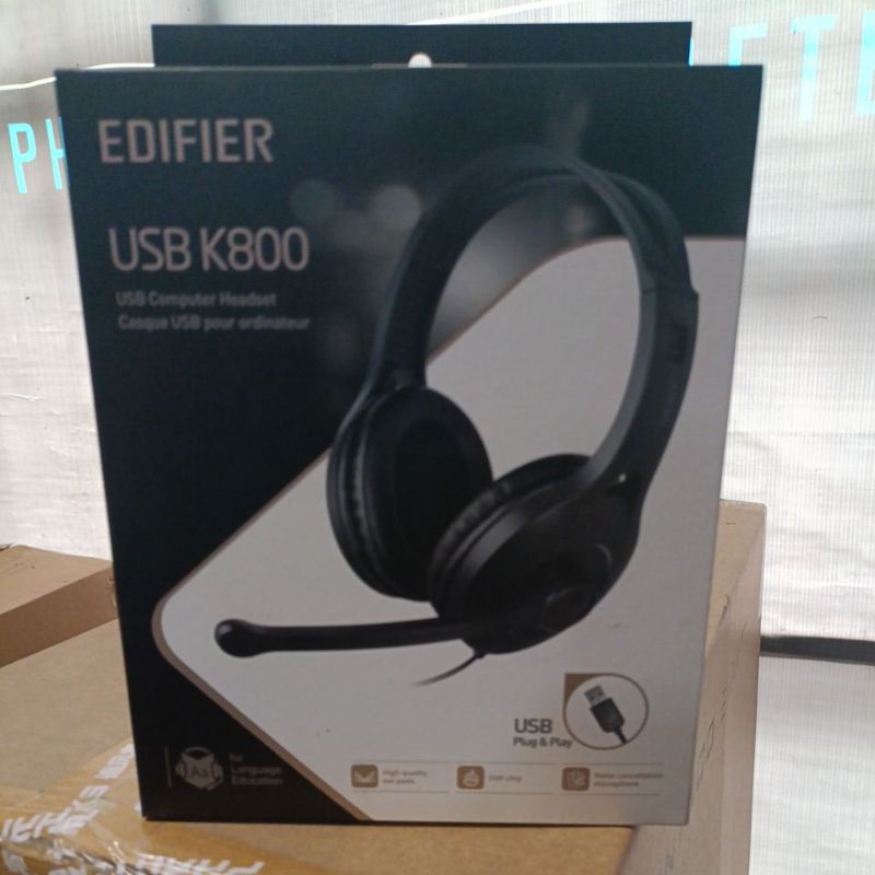 Edifier K800 Black USB headset | Shopee Philippines