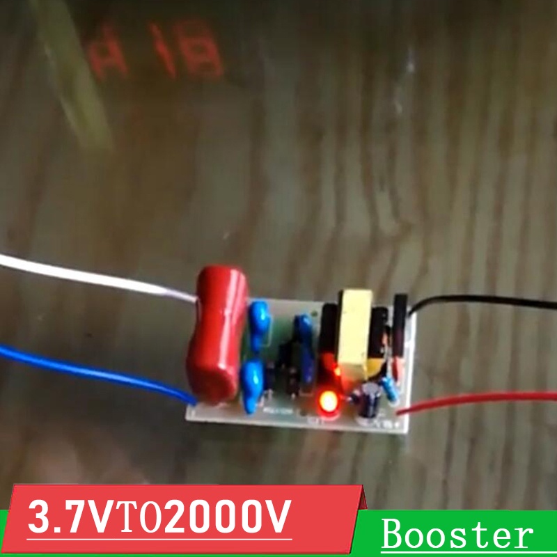 DC-DC 3V 3.7V 4.2V to 1500V-2000V Boost Converter Module Super Arc ...