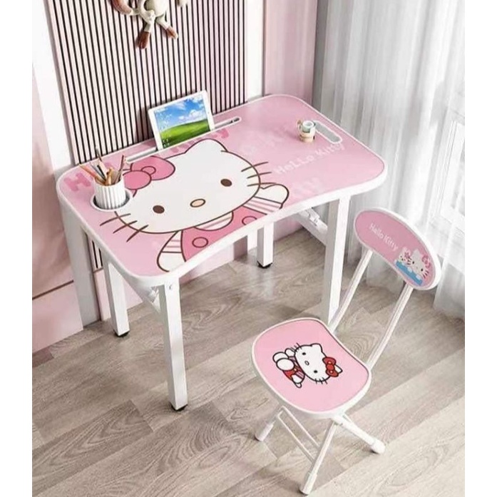 COD Hello Kitty Study Table and Chair | Shopee Philippines