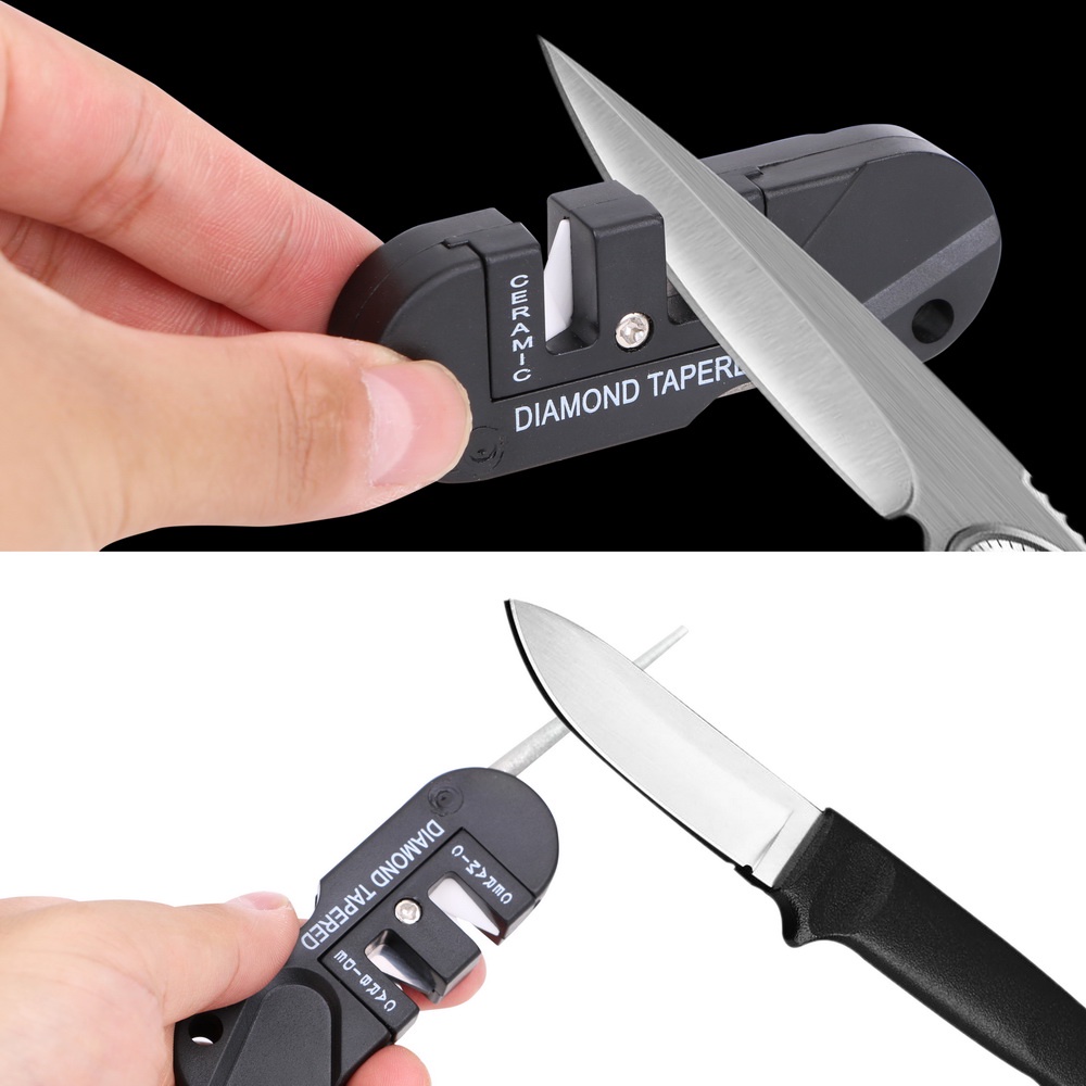 Foldable Knife Sharpening Tool Tungsten Steel Sharpening Stone Two ...