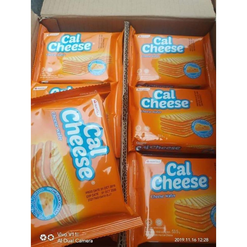 1 Box Cal Cheese Cheese Wafer 48g x 60pcs | Shopee Philippines