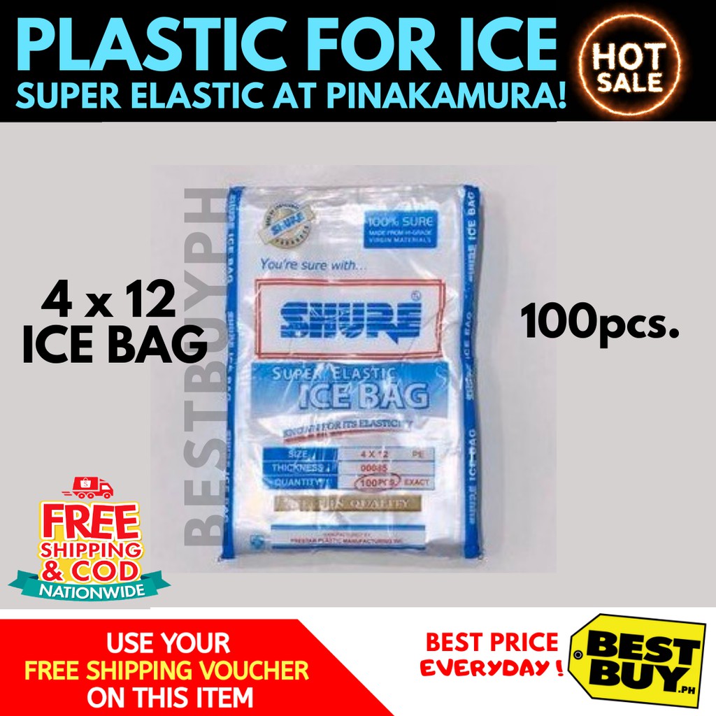 Plastic for Ice (4x12) [CHEAPEST] Q1A | Shopee Philippines