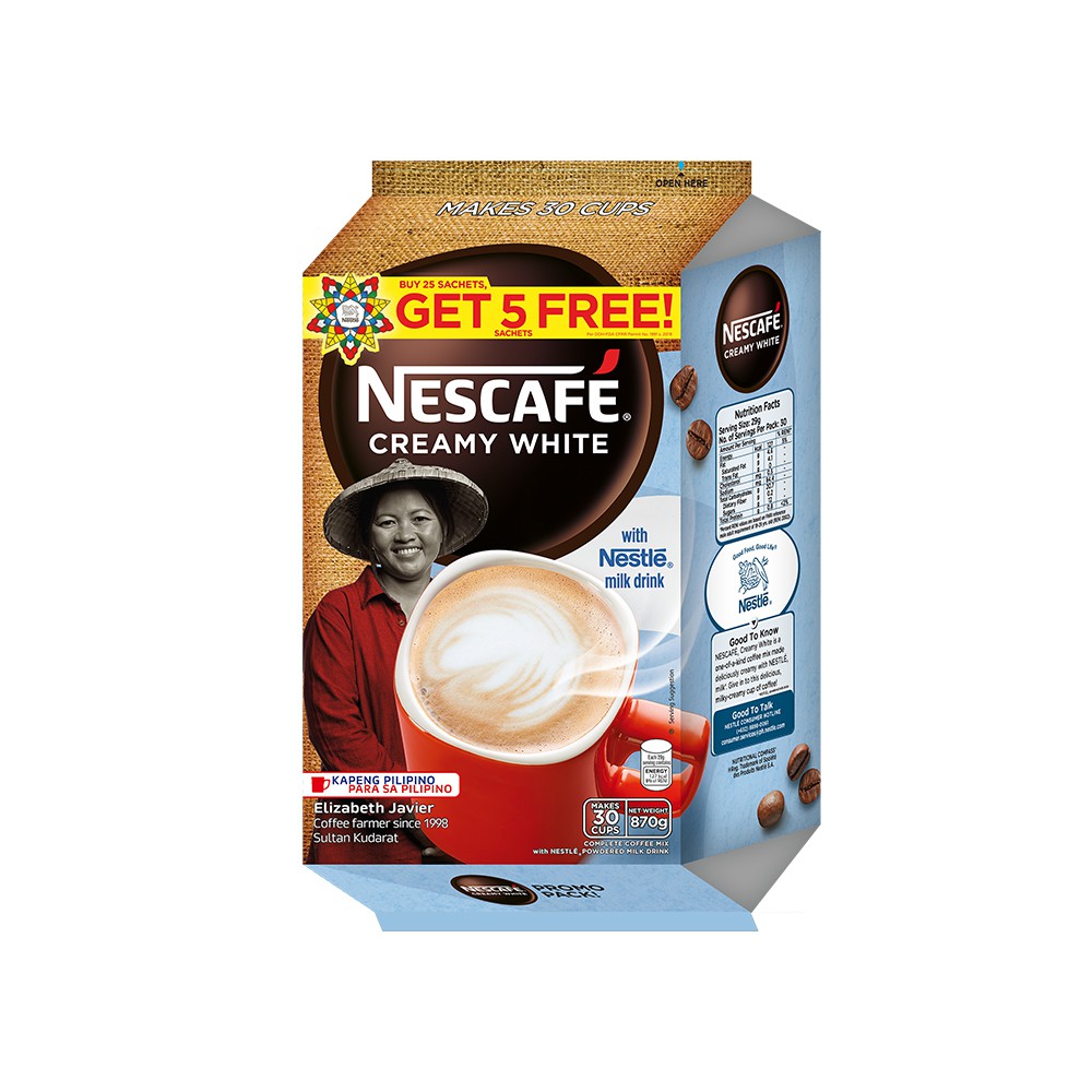 Nescafe Creamy White 3-in-1 Coffee 29g Pack of 30 | Shopee Philippines