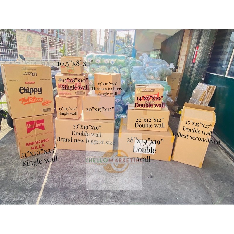 Balikbayan boxes (set of 2 pcs. per bundle) | Shopee Philippines