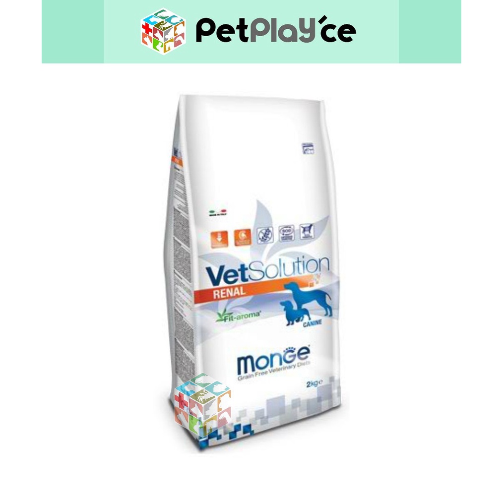 Monge VetSolution RENAL & Oxalate DOG / CANINE DRY 2kg Vet Solution | Shopee Philippines
