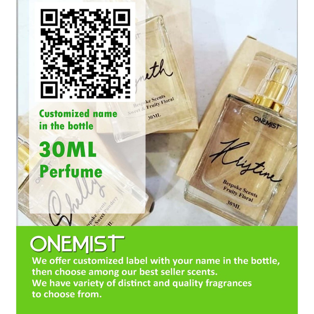 30 ML Perfume with customized label (your name) in the bottle | Shopee ...