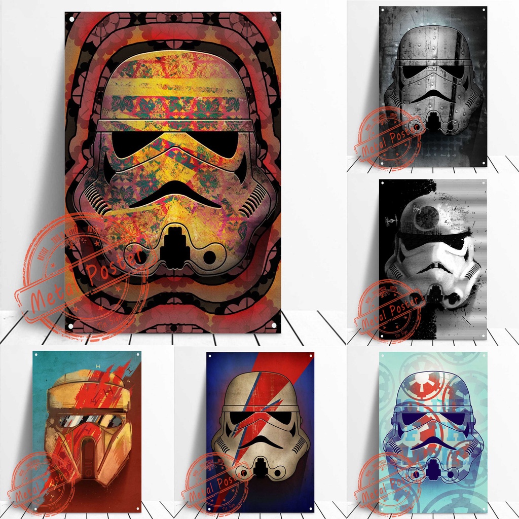 Star Wars Metal Poster Tv Shows Movie Game Anime Tin Sign Wall Art ...