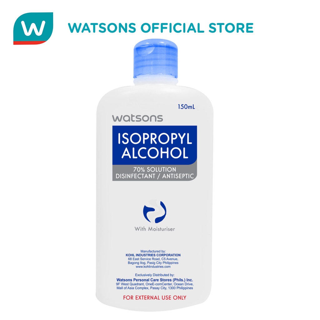 WATSONS Isopropyl Alcohol 150ml | Shopee Philippines