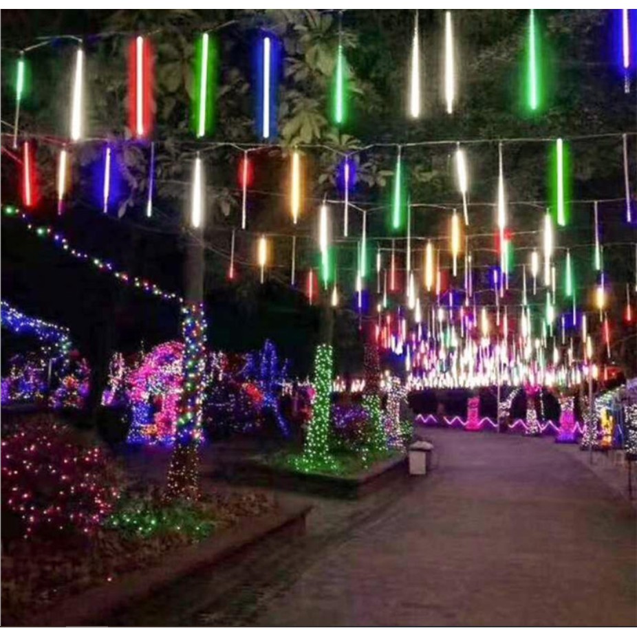 50cm Christmas decorative lights meteor shower lights tube light ...