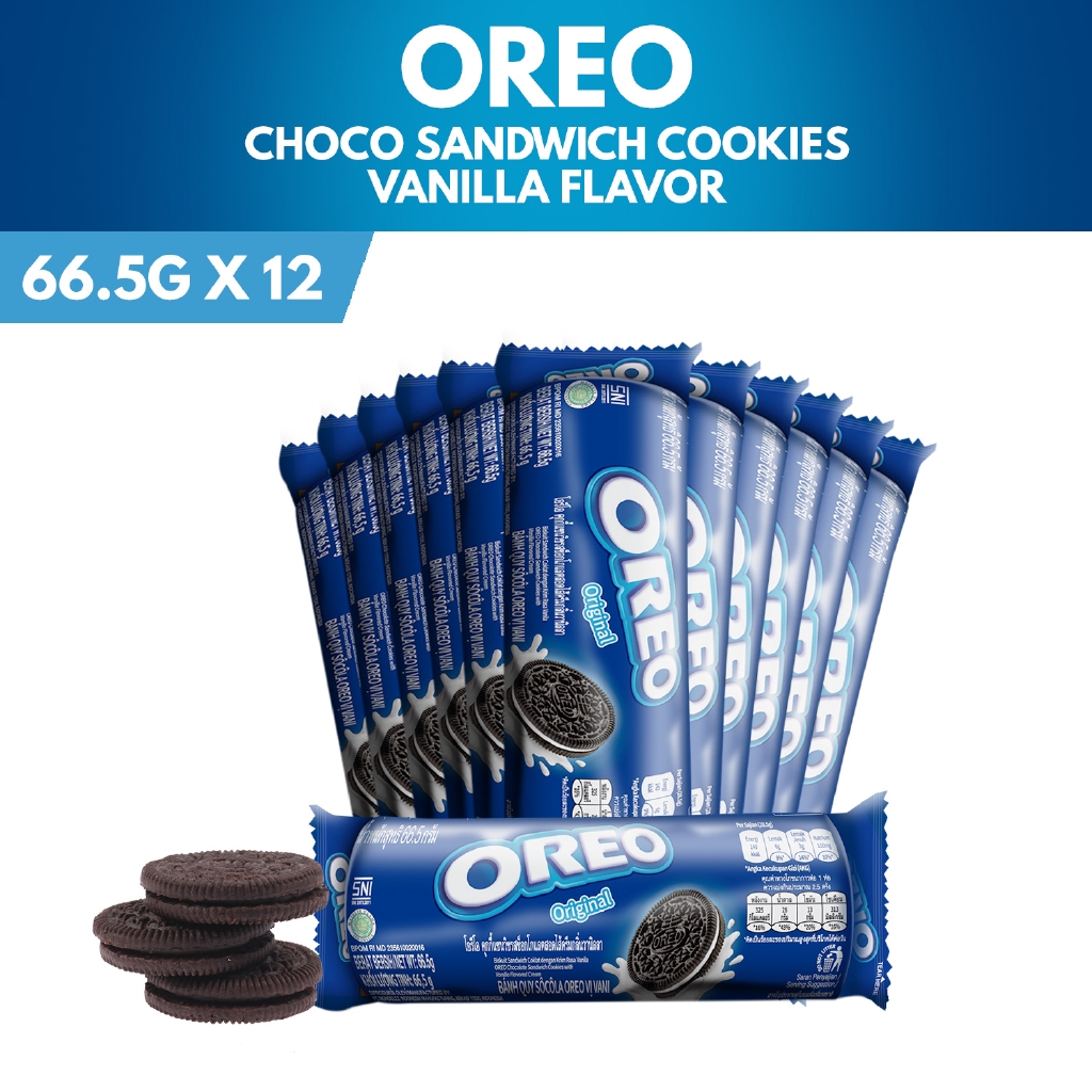 Oreo Vanilla 66.5g (Set of 12) | Shopee Philippines