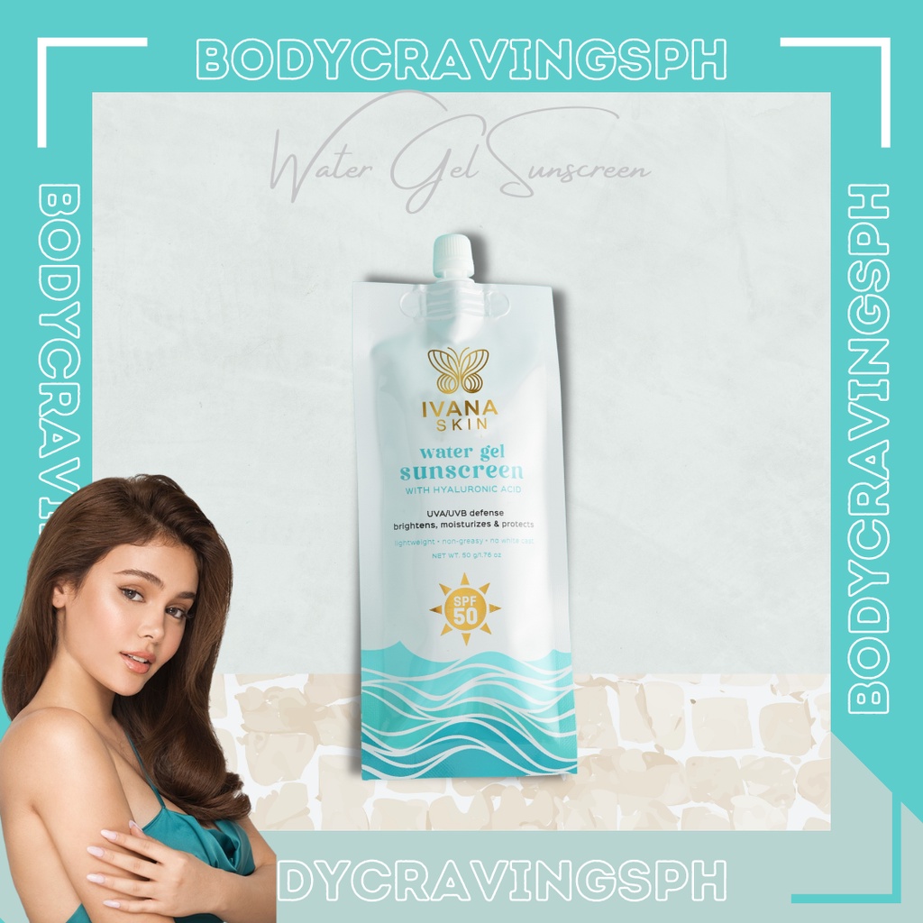 Ivana Skin Water Gel Sunscreen Spf 50 | Shopee Philippines