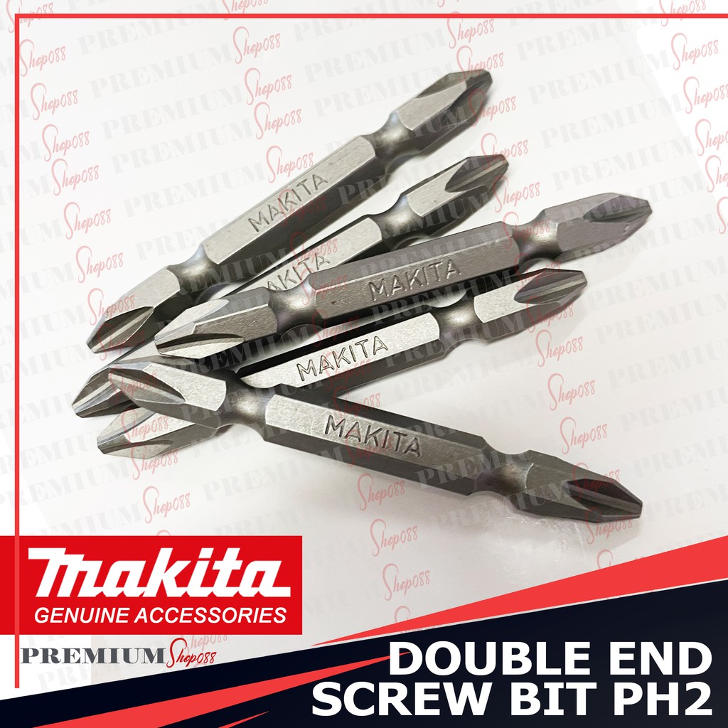Makita Screwdriver Double End Bit PH2 Screwbit Screw Bit PH 2 D-31653 | Shopee Philippines