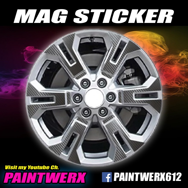 NAVARA Calibre VE 2021 17Inch Rims Vinyl sticker (4 WHEELS) | Shopee ...