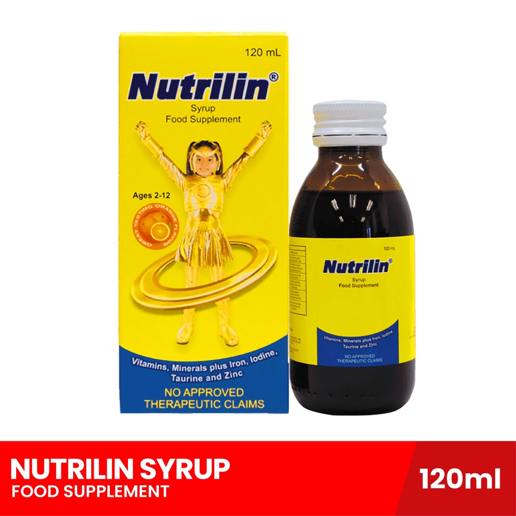 NUTRILIN Syrup Food Supplement 120ml | Shopee Philippines