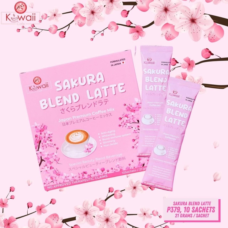 Sakura-Blend-Latte-Japan-Premium-Coffee-Mix | Shopee Philippines