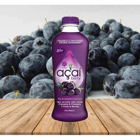 UNO Acai Berry Juice (100% VEGAN) | Shopee Philippines