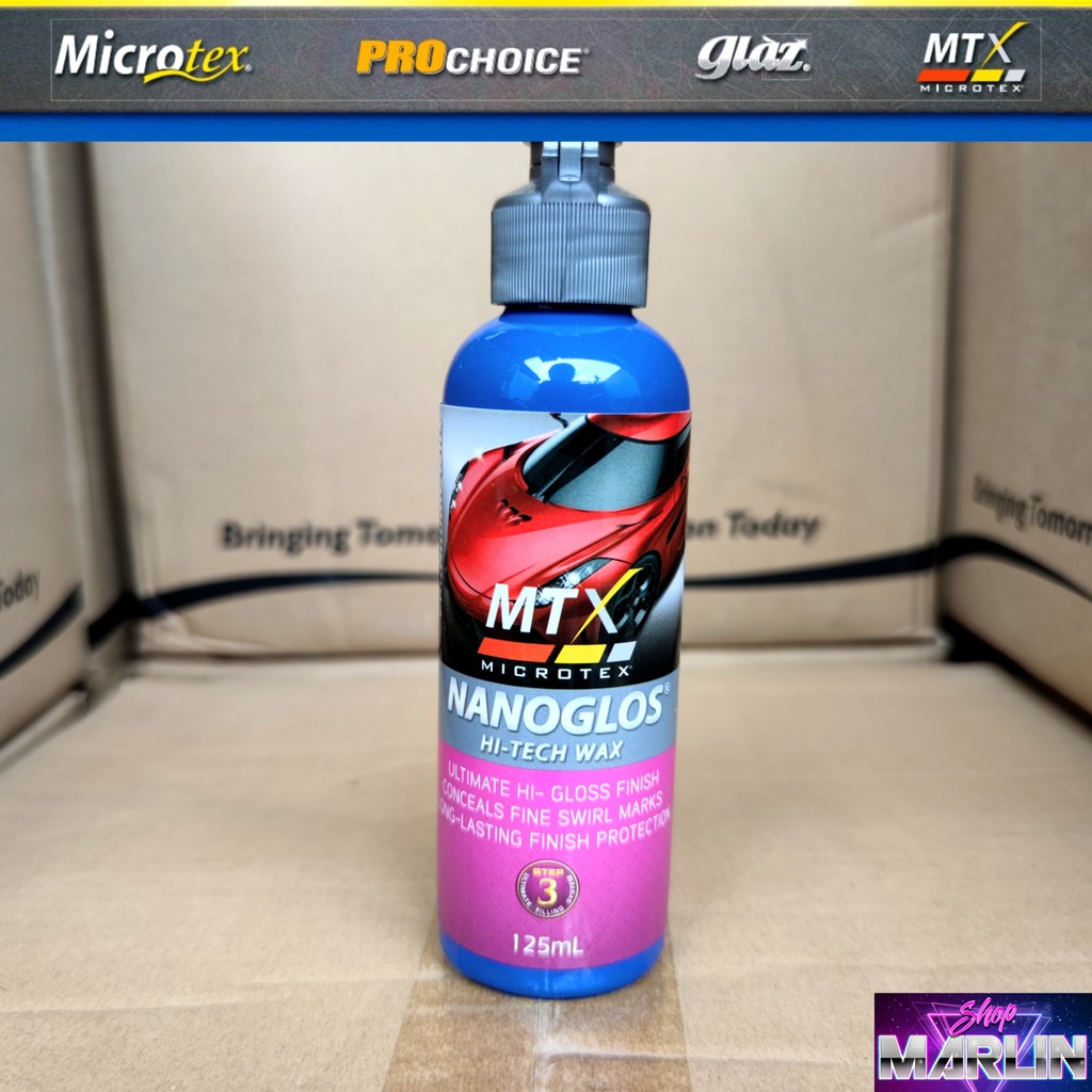 Microtex MTX Nanoglos Hi-Tech Carnauba Wax 125ml | Shopee Philippines