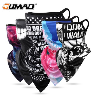 GUMAO Hang Ear Triangle Breathable Face Mask Motorcycle Bandana Mask ...