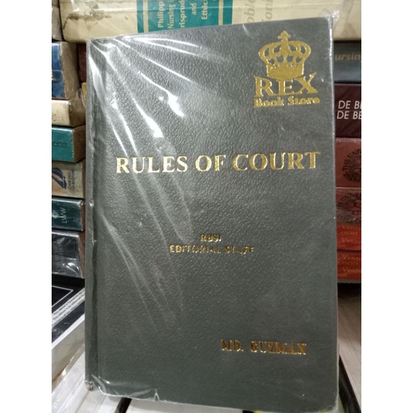 RULES OF COURT CODAL(USED LAW BOOKS) | Shopee Philippines