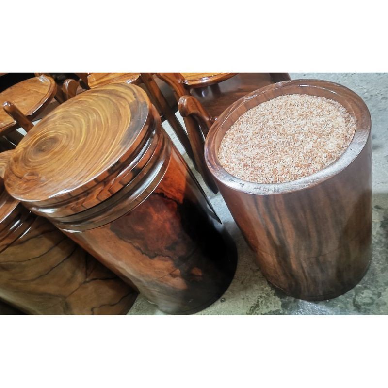 RICE KEEPER STORAGE MAGKONO WOOD (25kilos) | Shopee Philippines