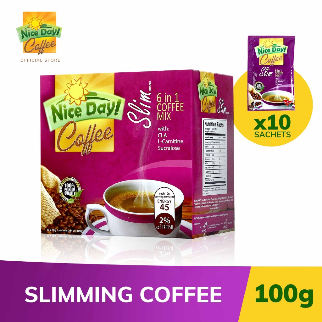 Nice Day Coffee Slim 1 Box Slimming Weight Loss Fat Burner Effective ...