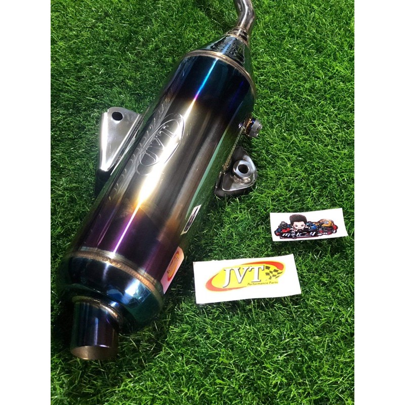 JVT EXHAUST PIPE FOR CLICK V3 STAINLESS (TITANIUM BODY) ( TAMBUTSO ...