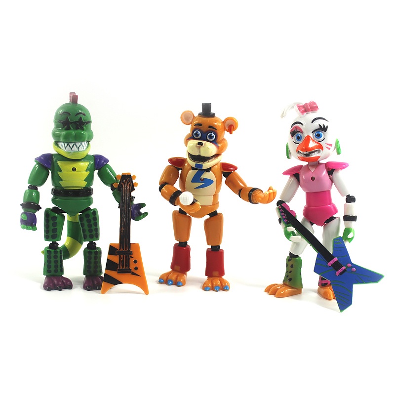 5pcs FNAF Five Nights At Freddy's Baby Ballora Funtime Freddy Ennard ...