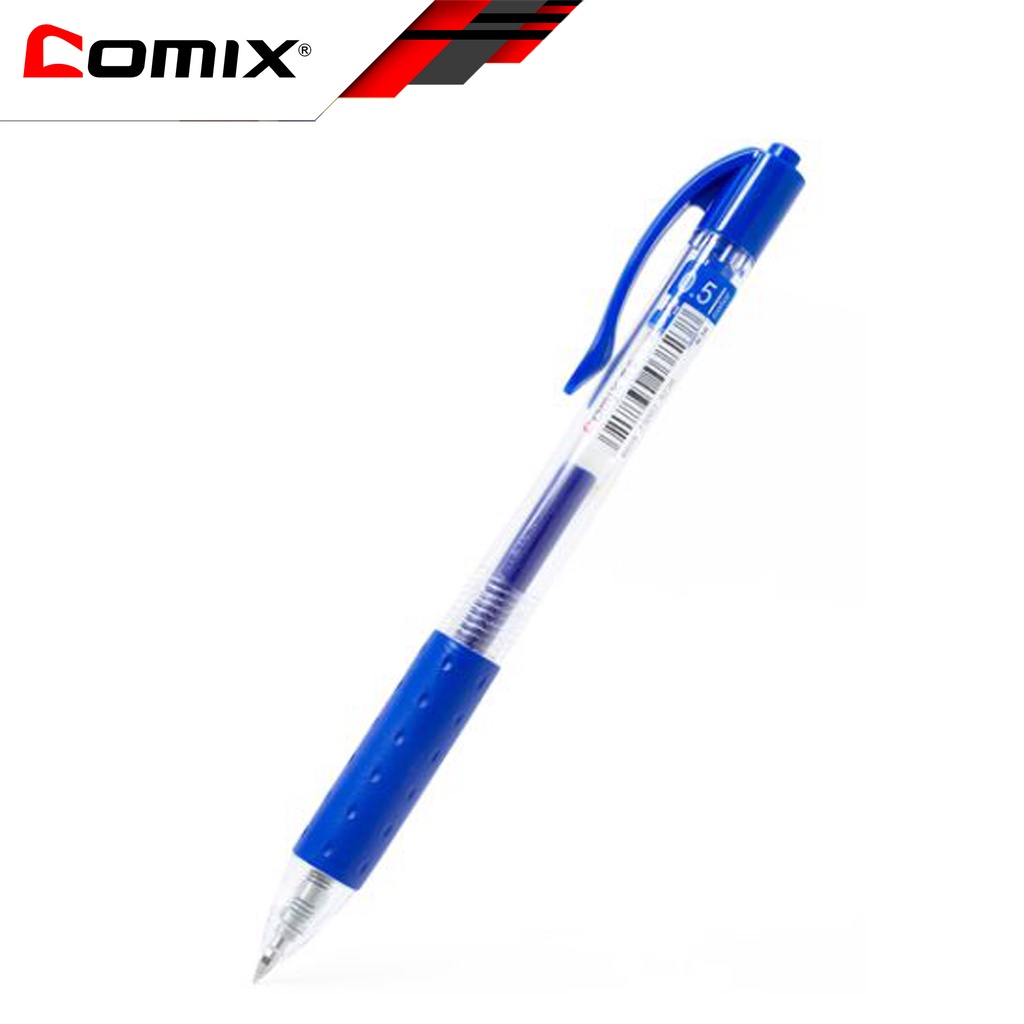 Comix Easy Press Retractable Gelink Pen 0.5mm | Shopee Philippines