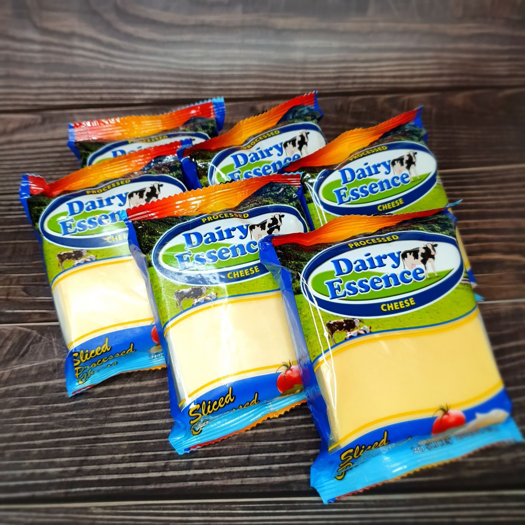 Dairy Essence Sliced Cheddar Cheese 20 Slices | Shopee Philippines