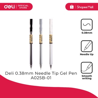 Deli EG118-6C 0.5mm Bullet Tip Gel Pen 6pcs/set [79EG118-6C] | Shopee ...