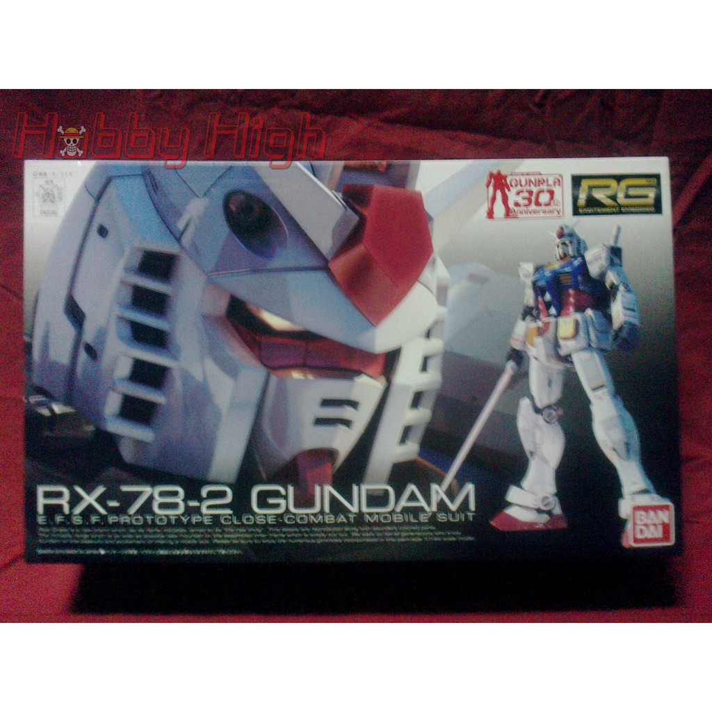 Bandai Real Grade 1/144 Scale RX-78-2 Gundam Plastic Model Kit | Shopee Philippines