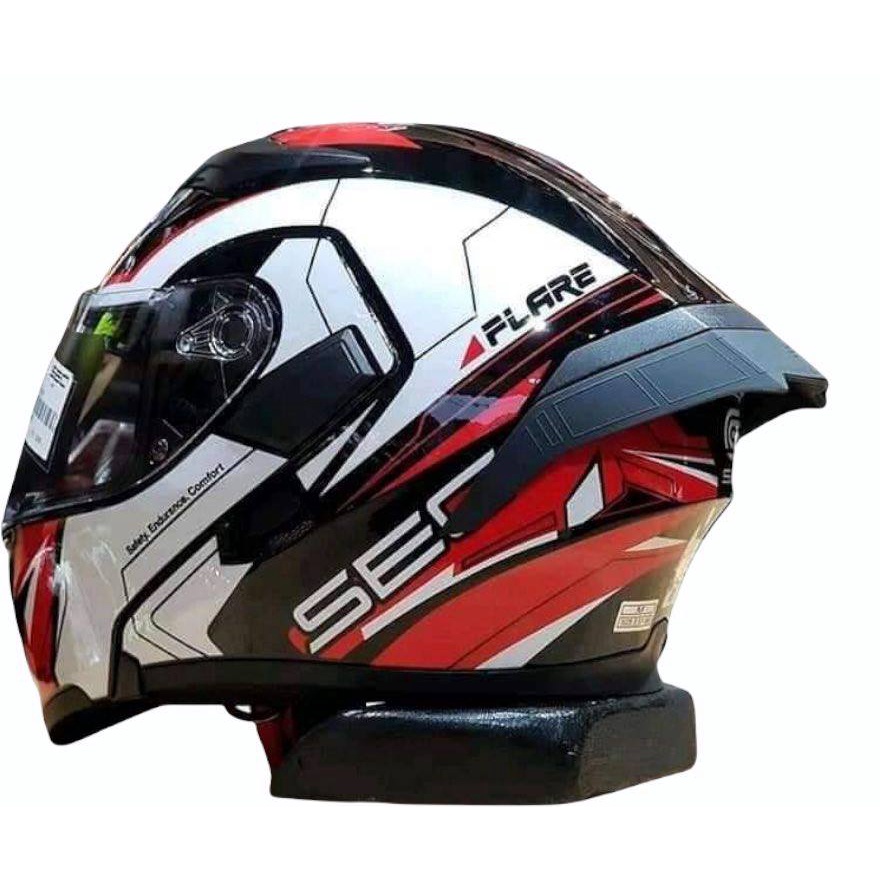 SEC Windstorm V2 Flare Full-Face Modular Helmet (FREE SMOKE SPOILER ...