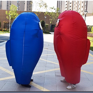 Halloween Inflatable Among us Costume For Kids Adults Blow Up Suit ...