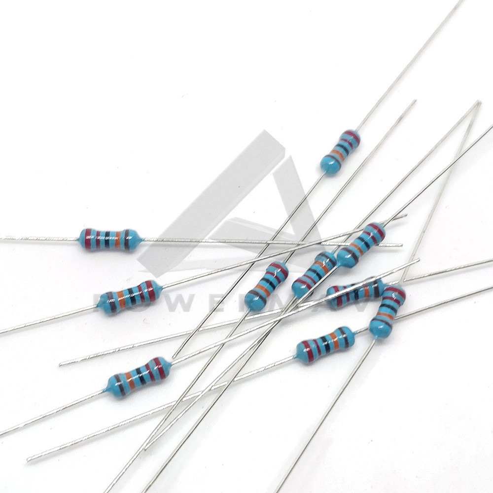 10pcs 220k ohms 5 band 1/4w Metal film resistor 1% ohm for pcb breadboard arduino uno mega nano ...