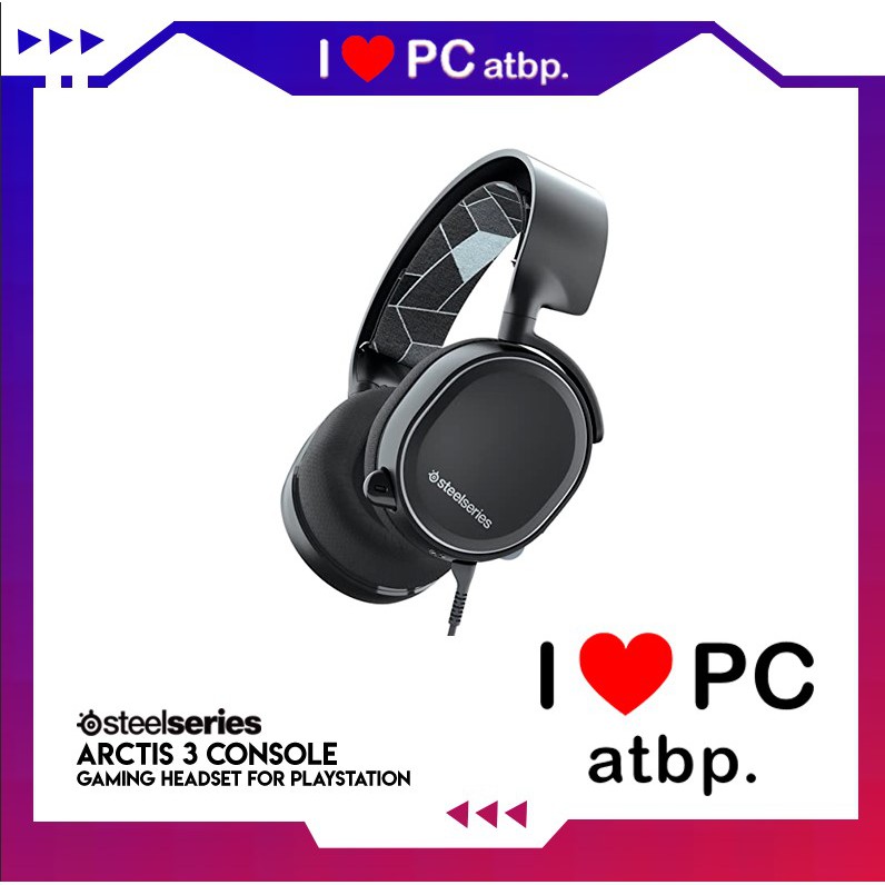 SteelSeries Arctis 3 Console Gaming Headset for Playstation (ClearCast Mic, AirWeave Cushion ...
