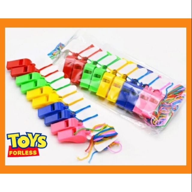 12pcs. Whistle with Landyard (Pito) | Shopee Philippines
