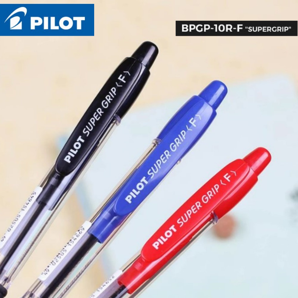 Pilot BPGP-10R-F Super Grip Pen Fine | Pilot Pen | Shopee Philippines