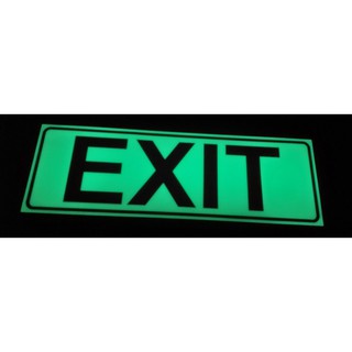 Luminous Exit Sign Sticker | Shopee Philippines