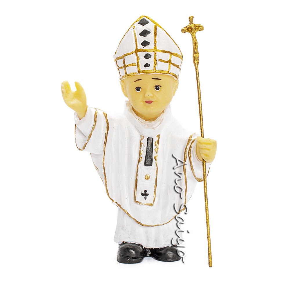 AnoSaiyo St Pope John Paul II Chibi Patron Saint Religious Item ...