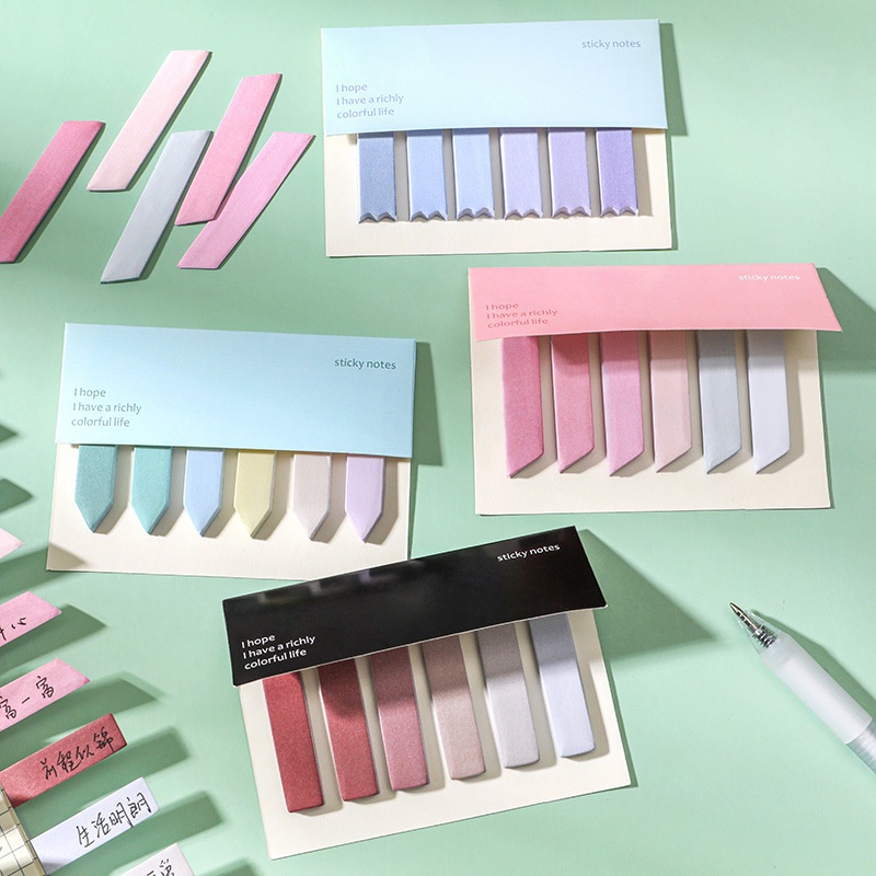 Gradient sticky post it notes n times index post it notes labels ...