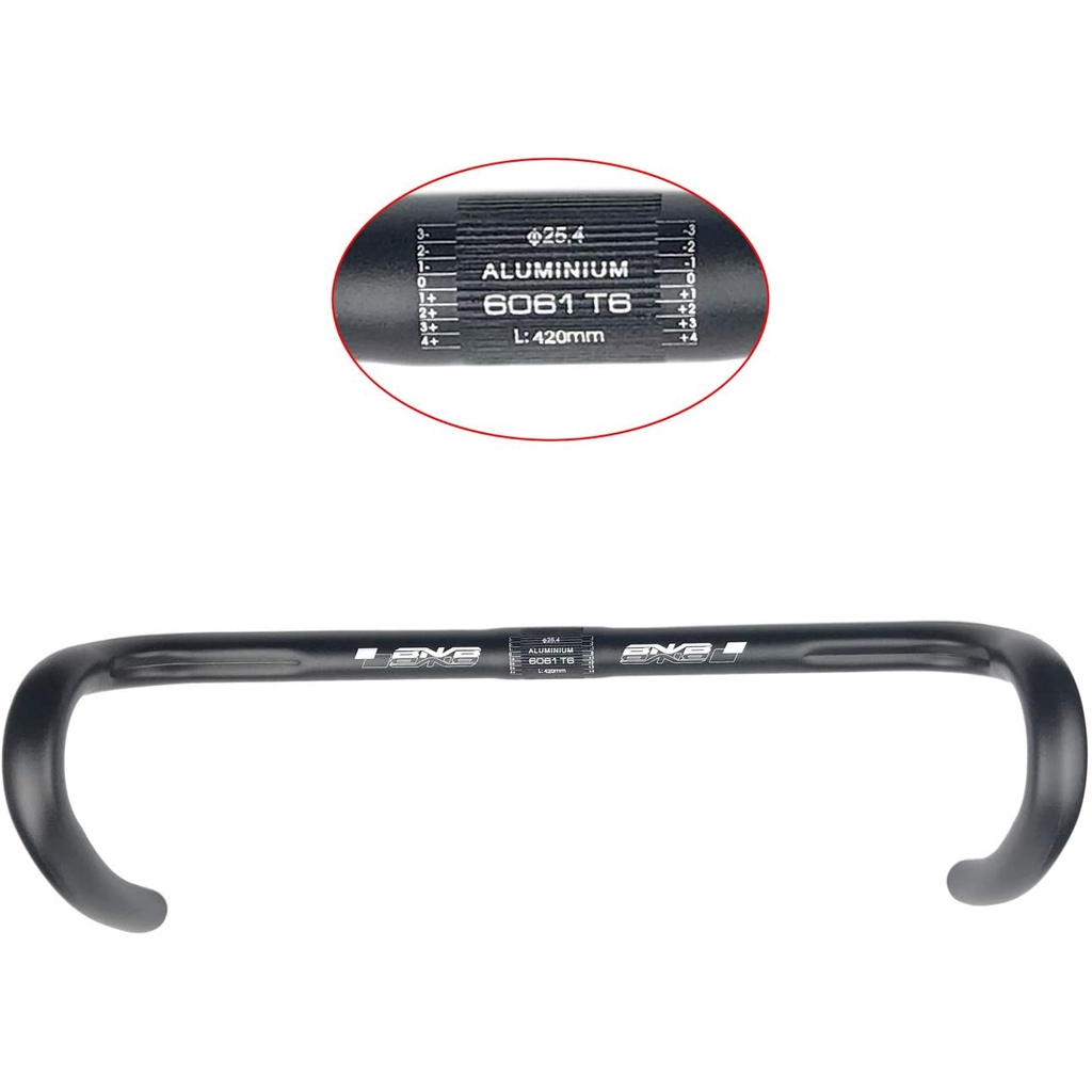 BNVB NEW Road Bike Drop Bar Aluminum Alloy Fixed Gear Bike Bent Bar ...